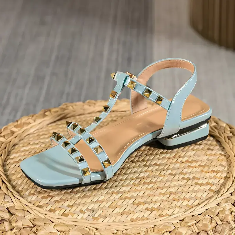 Sandales Plates Cloutées | Sandalini™